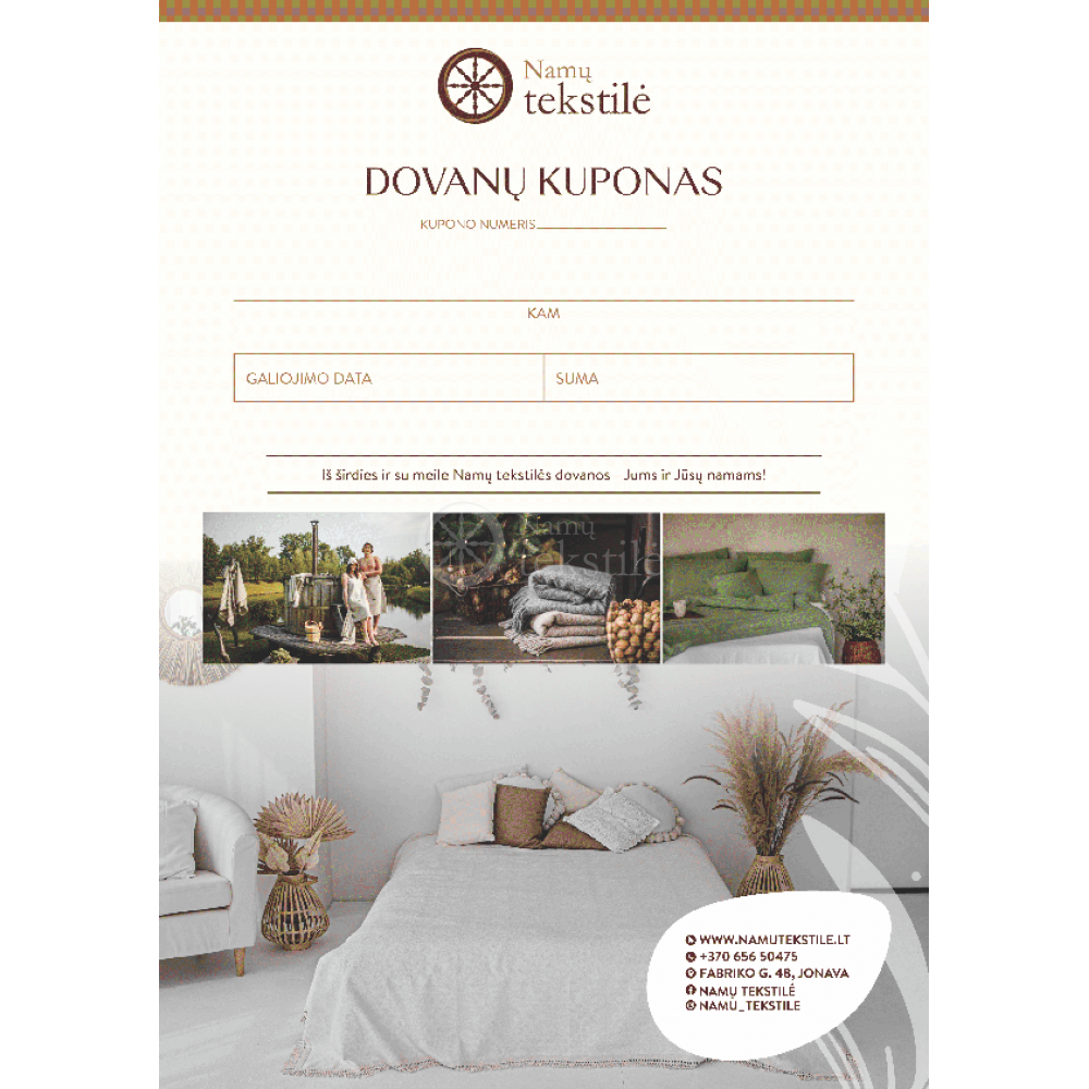DOVANŲ KUPONAI : Dovanų kuponas
